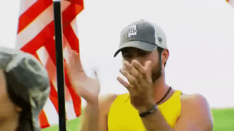 Riley Green Clapping GIF by Redneck Island - Find & Share on GIPHY