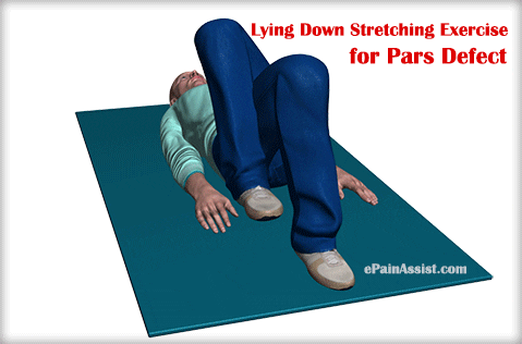 Lying Down Stretching Exercise For Pars Defect GIF by ePainAssist ...