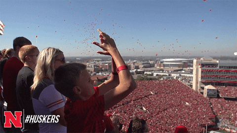 Happy GIF by Huskers - Find & Share on GIPHY