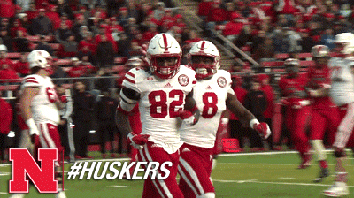 Happy GIF by Huskers - Find & Share on GIPHY