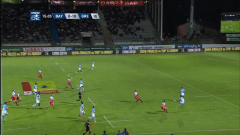Head Kick GIF by FCG Rugby - Find & Share on GIPHY