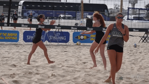 Beach Volleyball GIF by GreenWave - Find & Share on GIPHY
