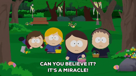 Easter Miracle GIF by South Park - Find & Share on GIPHY