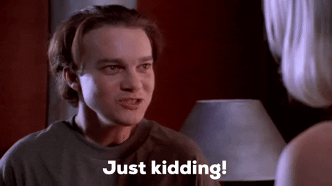 Just Kidding Jk GIF by The Room - Find & Share on GIPHY