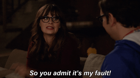 Admit It Zooey Deschanel GIF by New Girl - Find & Share on GIPHY