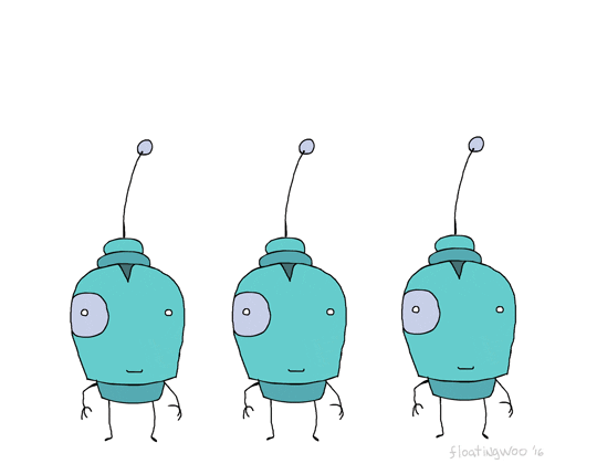 Robots Dancing GIF by floatingwoo - Find & Share on GIPHY