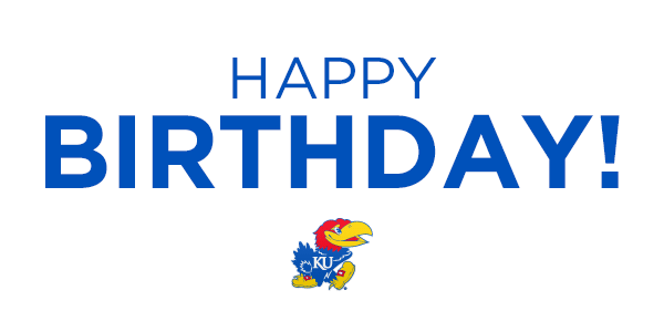 Happy Birthday GIF by University of Kansas - Find & Share on GIPHY