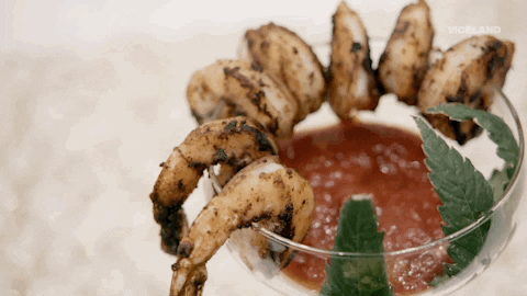 Cartoon Seafood Cocktail