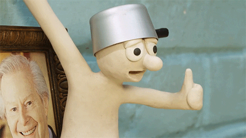 Scared Diy GIF by Aardman Animations - Find & Share on GIPHY