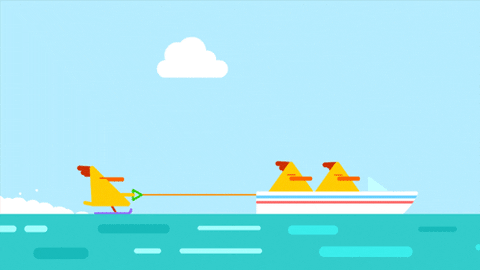 Happy Water Skiing GIF by Hey Duggee - Find & Share on GIPHY