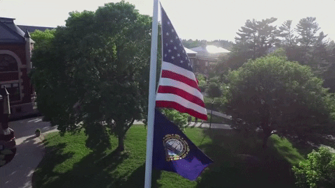 American Flag America GIF by University of New Hampshire - Find & Share ...