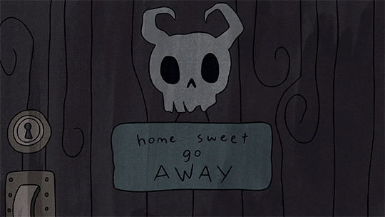 Go Away Home GIF by Cartoon Hangover - Find & Share on GIPHY