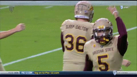 Asu Football Forks Up GIF by Sun Devils - Find & Share on GIPHY