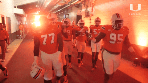 College Football GIF by Miami Hurricanes - Find & Share on GIPHY
