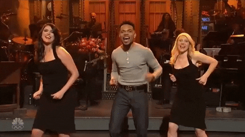 Back Up Happy Dance GIF by Saturday Night Live - Find & Share on GIPHY