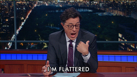 Happy Stephen Colbert GIF by The Late Show With Stephen Colbert - Find ...