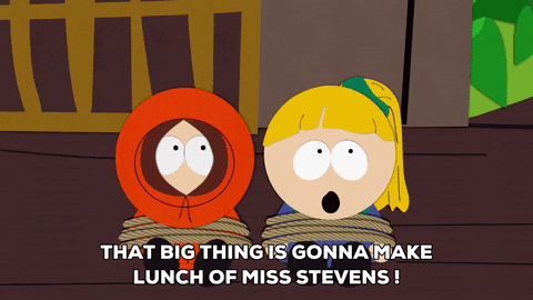 Scared Kenny Mccormick GIF by South Park - Find & Share on GIPHY