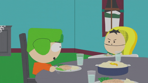 Kyle Broflovski Dinner GIF by South Park - Find & Share on GIPHY