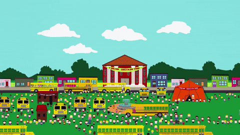 Arriving School Bus GIF by South Park - Find & Share on GIPHY