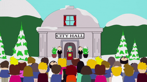 Gathering City Hall GIF by South Park - Find & Share on GIPHY