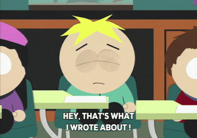 Butters Stotch School GIF by South Park - Find & Share on GIPHY