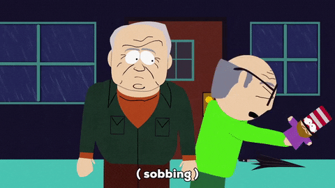 Mr. Herbert Garrison Crying GIF by South Park - Find & Share on GIPHY