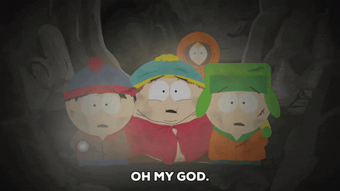 Scared Eric Cartman GIF by South Park - Find & Share on GIPHY