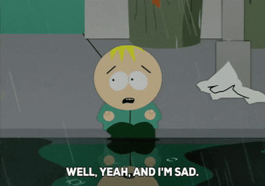 Sad Butters Stotch GIF by South Park - Find & Share on GIPHY