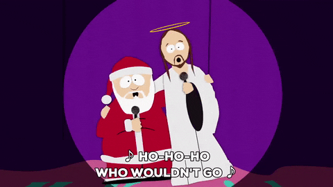 Santa Claus Singing GIF by South Park - Find & Share on GIPHY