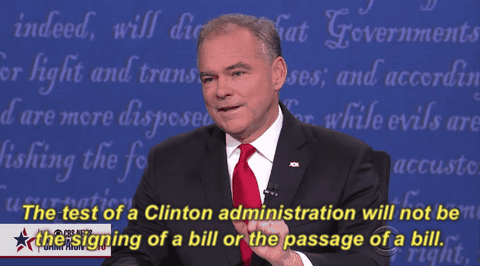 Tim Kaine Debate GIF by Election 2016 - Find & Share on GIPHY
