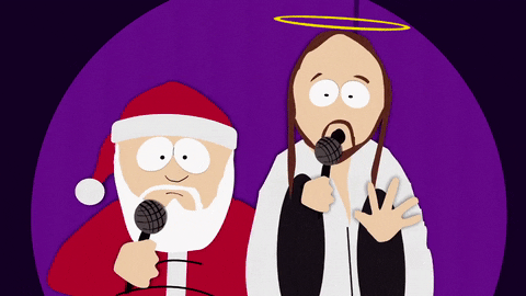 Santa Claus Singing GIF by South Park - Find & Share on GIPHY