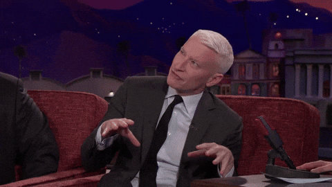 Anderson Cooper Pain GIF by Team Coco - Find & Share on GIPHY
