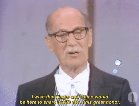 Groucho Marx Oscars GIF by The Academy Awards - Find & Share on GIPHY