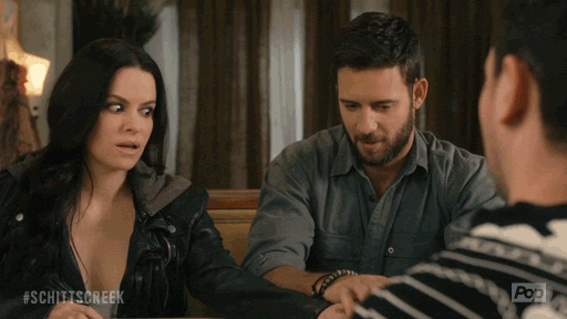 Emily Hampshire Stevie Budd GIF by Schitt's Creek - Find & Share on GIPHY