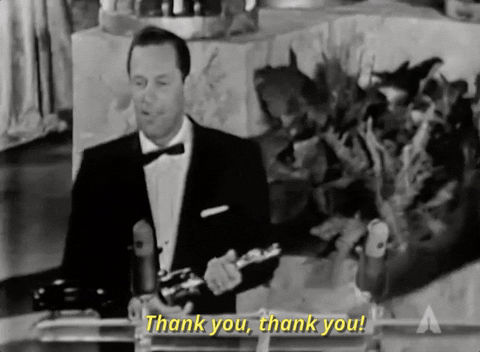 William Holden Thank You GIF by The Academy Awards - Find & Share on GIPHY