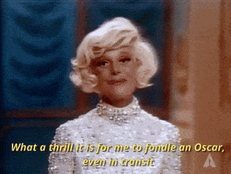 Carol Channing Fondle An Oscar GIF by The Academy Awards - Find & Share ...