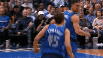 Chest Bump GIF by NBA - Find & Share on GIPHY