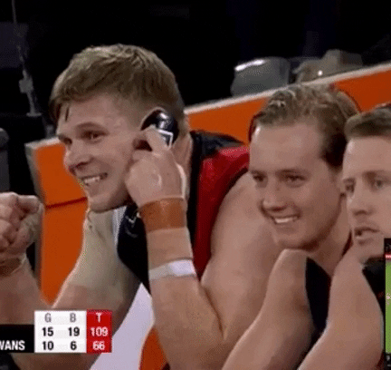 Celebration Afl GIF by Essendon FC - Find & Share on GIPHY