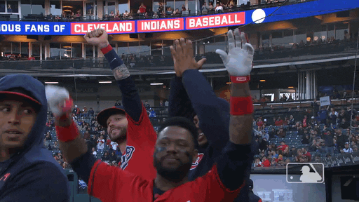 Reacts Cleveland Indians GIF by MLB - Find & Share on GIPHY