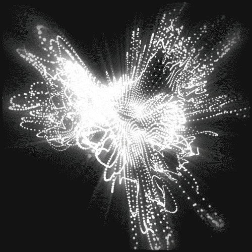 Glow Black And White GIF by Erica Anderson - Find & Share on GIPHY