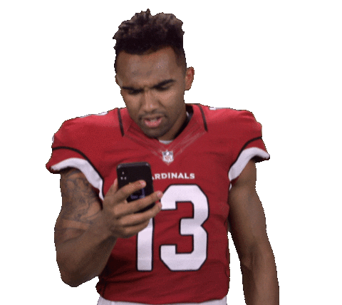 Arizona Cardinals Wide Reciever Sticker by NFL for iOS & Android | GIPHY