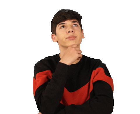 Thinking Pensando Sticker by RAZE for iOS & Android | GIPHY