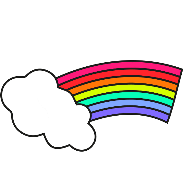 Over The Rainbow Sticker by Missguided for iOS & Android | GIPHY