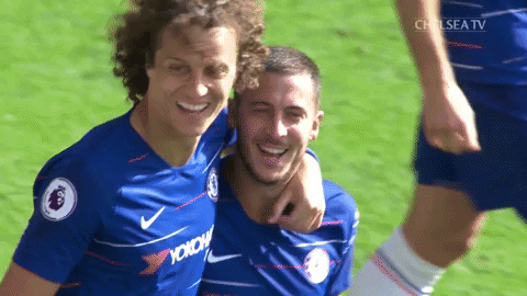 Happy Eden Hazard GIF by Chelsea FC - Find & Share on GIPHY