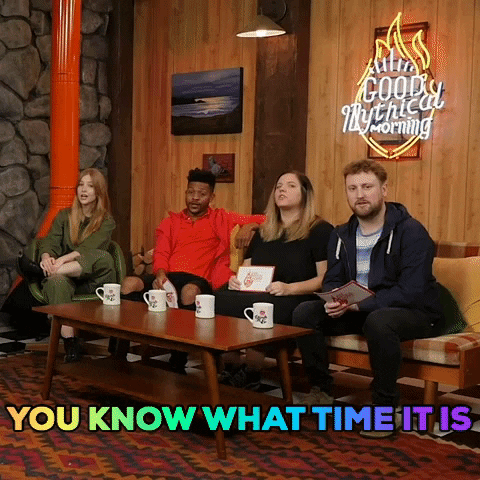 Good Mythical Morning Time GIF by Rhett and Link - Find & Share on GIPHY