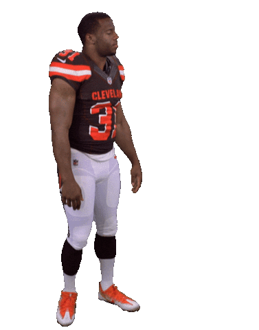 Nick Chubb Football Sticker by NFL for iOS & Android | GIPHY