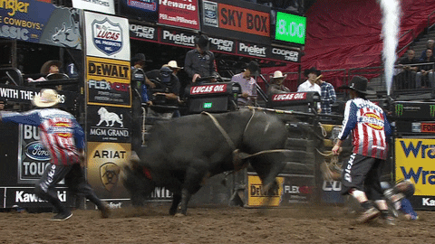 Bull Riding Coming For You GIF by Professional Bull Riders (PBR) - Find ...