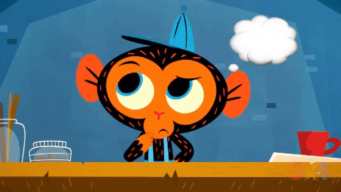 Monkey Thinking GIF by Super Simple - Find & Share on GIPHY