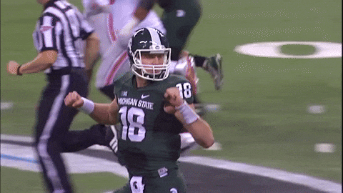 Celebrate College Football GIF by Michigan State Football - Find ...