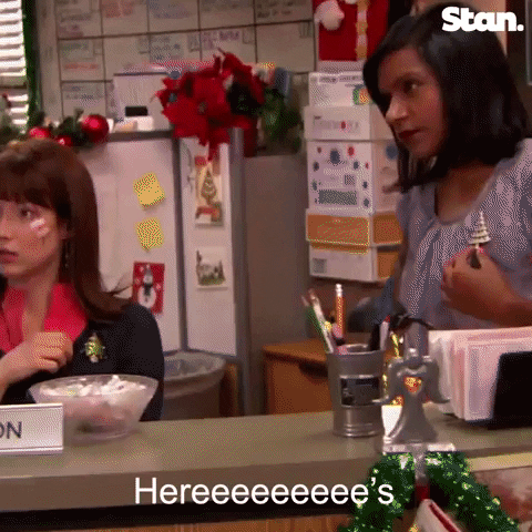 The Office Christmas GIF by Stan. - Find & Share on GIPHY